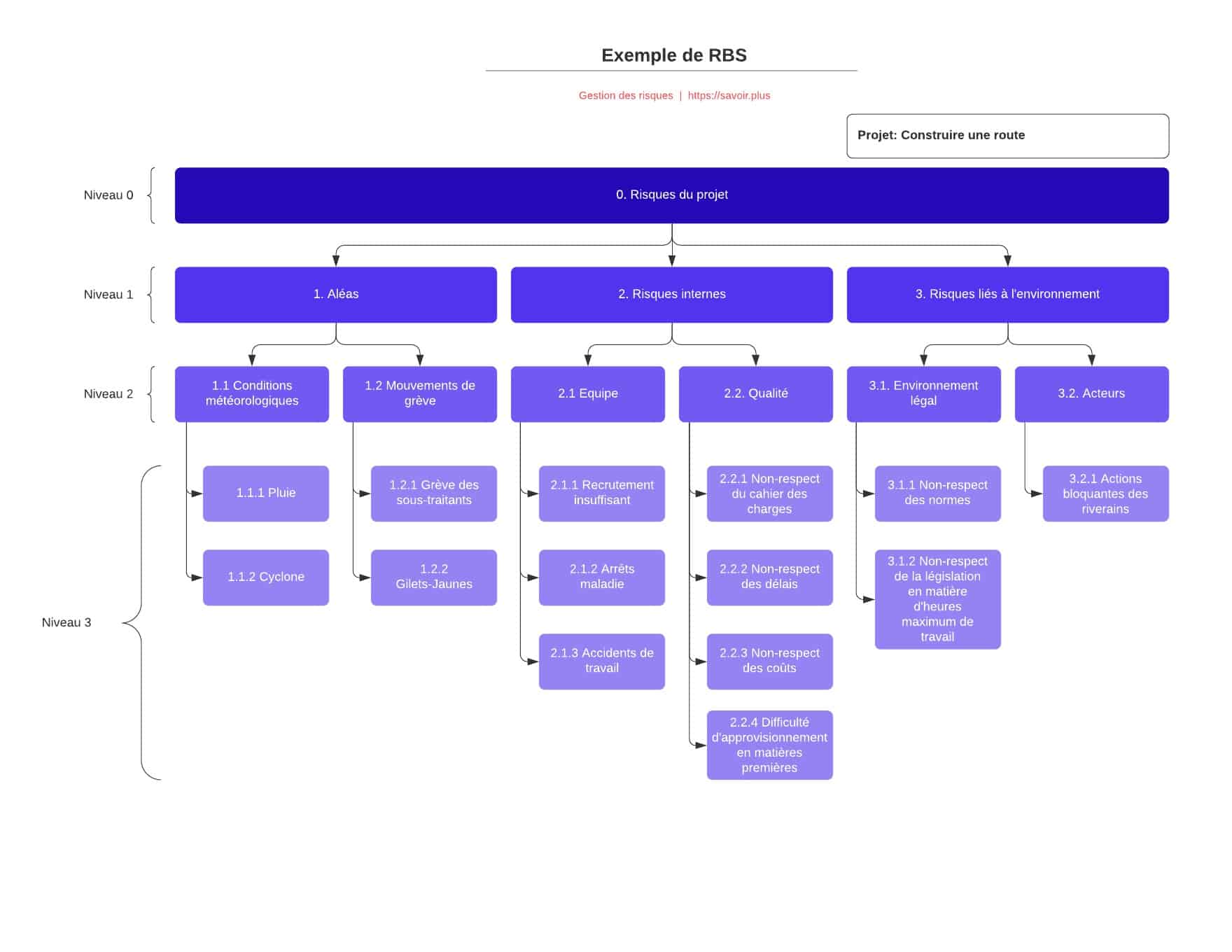 Identificaion des risques – Risk Breakdown Structure | Savoir Plus