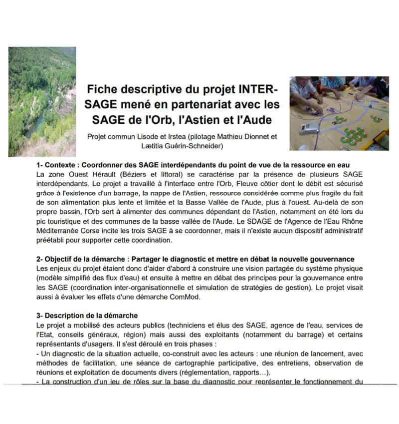 Exemples fiches projet (3) | Savoir Plus