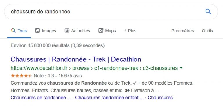 Stratégie digitale Decathlon – SEO (2) | Savoir Plus